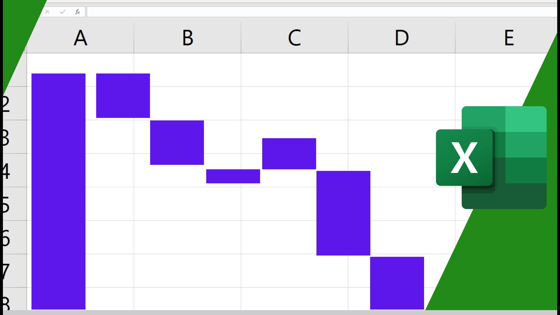 GRÁFICO CASCATA MANUAL NO EXCEL - ExcelForever